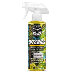 chemical guys spi22716 hydrointerior sio2 ceramic interior quick detailer and protectant for interiors, furniture, apparel, and more (works on plastic, vinyl, imitation leather, and more), 16 fl oz