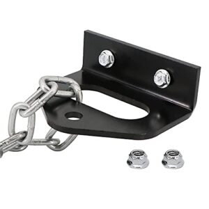 tektall heavy duty rear bolt on trailer tow hitch kit replace for bad boy 093-1000-00 mz, mz magnum zt czt maverick lawnmowers