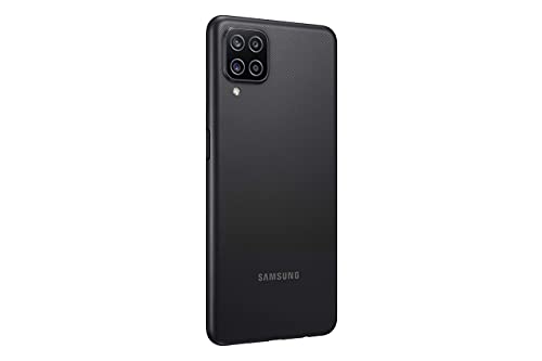 Samsung Galaxy A12 (SM-A125F/DS) Dual SIM,128 GB, Factory Unlocked GSM, International Version - No Warranty - Black (Renewed)