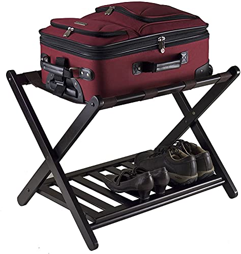 Winsome 92436 Luggage Rack with Shelf New Version