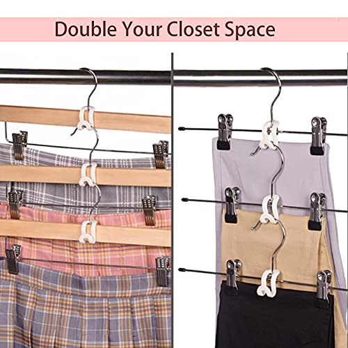 50 Pcs Clothes Hanger Connector Hooks, Space Saving Cascading Hangers Closet Organizers Space Saver Hanger Extenders for Clothes (Grey)