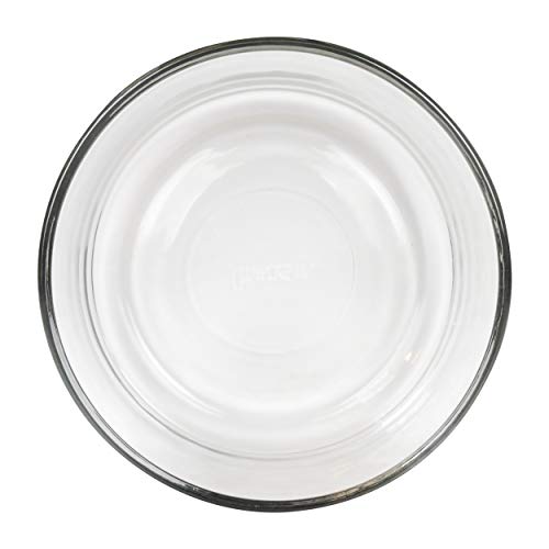 Pyrex (4 7201 4 Cup Glass Bowls & (4) 7201-PC Puddle Gray Lids