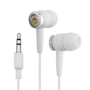 graphics & more harry potter hogwarts crest novelty in-ear earbud headphones