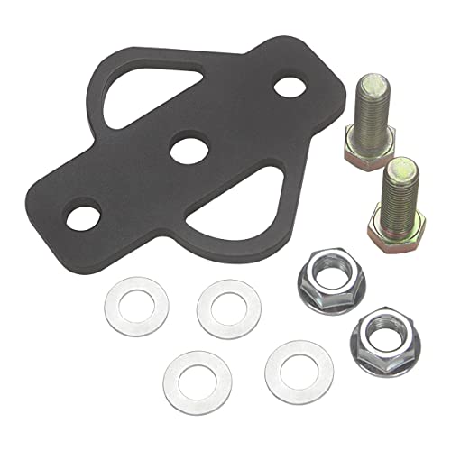 LCGP 3-Way Trailer Hitch Adapter, Steel Hook Mounting with Bolts, Suitable for ATV Lawn Mower Golf Cart Yard Cart Garden Tractor Flat Towing Ball Installation