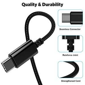 USB C Headphone, COOYA USB Type C Earphones Wired Earbuds Magnetic Bass Noise Canceling in-Ear Headsets with Microphone for iPad 10 Samsung Galaxy S23 Ultra S22 A53 S21 S20 Z Flip Pixel 7 6a 6 Oneplus