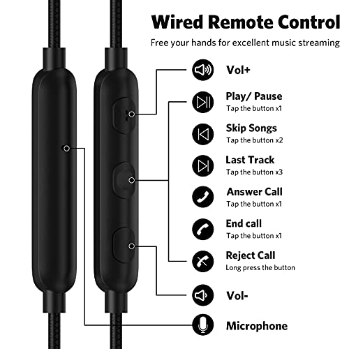 USB C Headphone, COOYA USB Type C Earphones Wired Earbuds Magnetic Bass Noise Canceling in-Ear Headsets with Microphone for iPad 10 Samsung Galaxy S23 Ultra S22 A53 S21 S20 Z Flip Pixel 7 6a 6 Oneplus