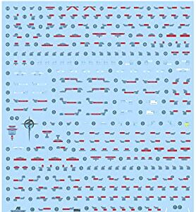 ANSAI High Precision Decals Decal for HGUC 1/144 XI VS Penelope Scale Model kit Sticker (H35 (2 Sheets))