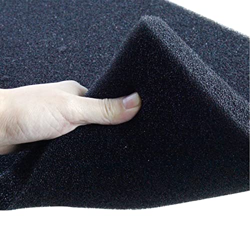 AQUANEAT Aquarium Bio Sponge Filter Media Pad 36" x 12" x 1" / 72" x 12" x 1" Open Cell Foam Sheet Cut-to-Fit for Fish Tank Sump (36" x 12" x 1")