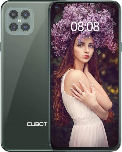 CUBOT C30 Unlocked Android Smartphone 128GB, 4G Dual SIM Cell Phone, 6.4" FHD+ Screen, 48MP Quad Camera, GSM Network, 8GB+128GB, 4200mAh Battery (Green)