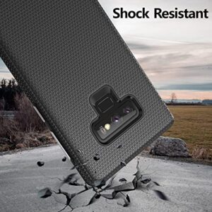 Rayboen for Samsung Galaxy Note 9 Case, Dual Defender Durable Designed Shockproof Anti-Scratch Phone Case, Dual Layer Heavy Duty Protection Cover for Samsung Galaxy Note 9 6.4 inch,Black