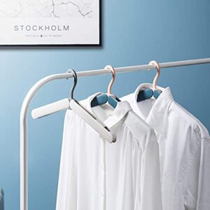 Portable Folding Travel Hangers (4 Pcs) | Lightweight Clothes Hangers for Travel, Outdoor, and Home Use | Foldable Clothes Drying Rack with Storage Pouch