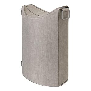 blomus frisco lounge foldable laundry bin - ashes of roses (light grey)