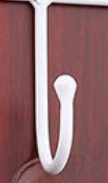 SHIMAJEE Animal Hanger Rack ( Set of 2 ) Over The Door Hanger Rack, Decorative Metal Door Hanger Holder for Coats, Clothes, Hats (White)