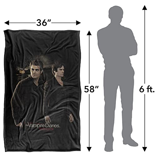 Vampire Diaries Brothers Silky Touch Super Soft Throw Blanket 36" x 58",Brothers