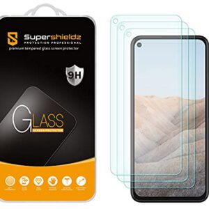 Supershieldz (3 Pack) Designed for Google Pixel 5a 5G Tempered Glass Screen Protector, Anti Scratch, Bubble Free