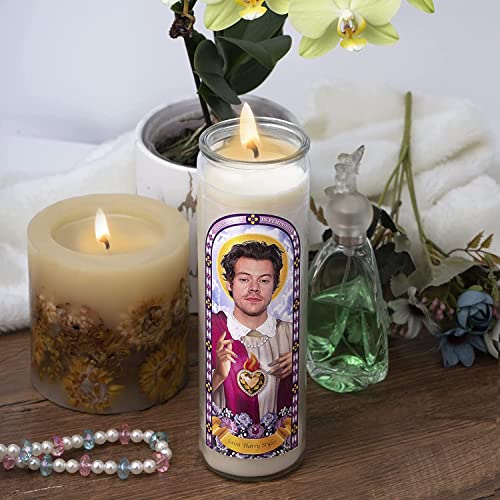 Saint Harry Styles: Masculinity in Femininity, Prayer Candle, One Direction, Saint Candle, Votive Candle, Non Scented, Novelty Candle