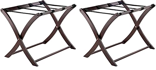 Winsome Scarlett Cappuccino Luggage Rack. 2-Pack