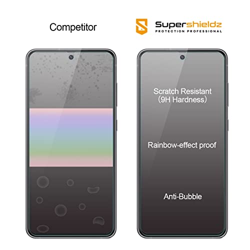 (3 Pack) Supershieldz Designed for Samsung Galaxy S21 FE 5G [Not Fit for Galaxy S21] Tempered Glass Screen Protector, Anti Scratch, Bubble Free