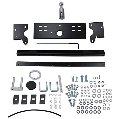 ECOTRIC 2-5/16" Double Lock Gooseneck Trailer Hitch Kit Compatible with 2015-2020 Ford F150