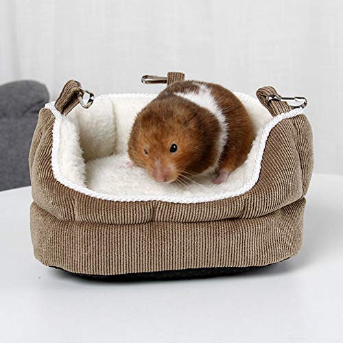 Bird Soft Nest Hanging Hammock Bed Toy for Parrot Parakeet Cockatiel Conure Cockatoo Amazon Lovebird Finch Canary Budgie Hamster Rat Gerbils Chinchilla Cage Perch