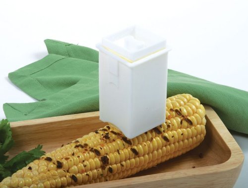 Qiuerte Butter Spreader 2 Pcs, Dishwasher Safe Corn Cob Butterer Holder Spreads Butter Evenly On Pancakes, Waffles, Bagels, and Toast Dispenser Ensures Freshness for Each Use (Classic)