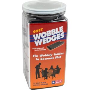 wedge;wobble; 75/jar;blk;soft