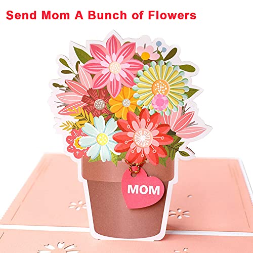 Mothers Day Card From Daughter Son, Mothers Day Pop Up Card With Envelopes, Happy Funny Mothers Day Card, Mothers Day Gifts, Birthday Card, Thanksgiving Cards, Thank You card.