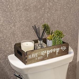 TJ.MOREE Bathroom Toliet Roll Storage Box, Use in Bathroom Toilet Paper Storage Bathroom Decor Box