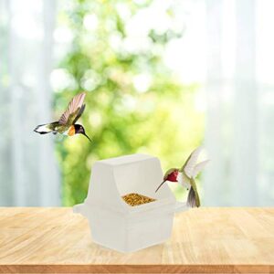 4pcs Bird Water Bowls Bird Feeding Cage Plastic Cups Large Bird Feeding Boxes for Parakeet Cockatiel Conure Lovebird Canary Budgie Macaw African Grey Small Animals Feeder Cockatoo Bird Food Bowl