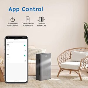 Airthereal APH320 WiFi Air Purifier for Home, Large Room - H13 True HEPA Filter, UV-C, Anion Function and Smart Auto Mode - Removes Allergies, Dust, Smoke, and Pollen, 188CFM - Pure Morning