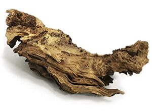 kathson large natural aquarium driftwood reptiles branches terrarium ornament sinkable wood decor trunk fish tank log habitat decoration (12"-17")