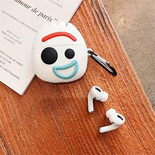 Lupct Cartoon Case for AirPod Pro 2019/Pro 2 Gen 2022 Cover Cases Cute Funny Cool for Boys Teen Girls Girly Kids Fun Unique Character 3D Anime Kawaii Pretty for AirPods Air Pods Pro (Mr Foky)