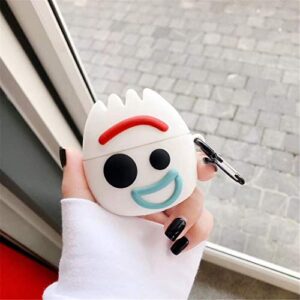 Lupct Cartoon Case for AirPod Pro 2019/Pro 2 Gen 2022 Cover Cases Cute Funny Cool for Boys Teen Girls Girly Kids Fun Unique Character 3D Anime Kawaii Pretty for AirPods Air Pods Pro (Mr Foky)