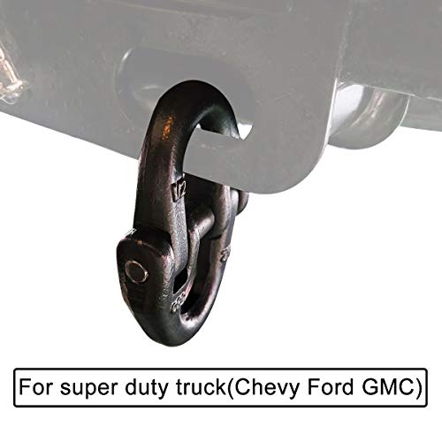 Fivepine 2pc 1/2 inch Tow Hitch Hammer Lock Safety Chain Connector Link Hammerlock Coupling Link Grade 80