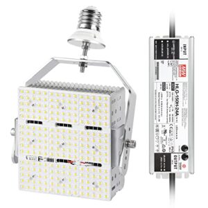 openlux 150w shoebox led retrofit kit 21750lm,e39 mogul base 5000k led retrofit light for parking lot lights, etl certified, ac 100-277v