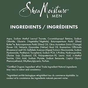 SHEA MOISTURE Men's Shea Refreshing Shampoo, 15 FZ