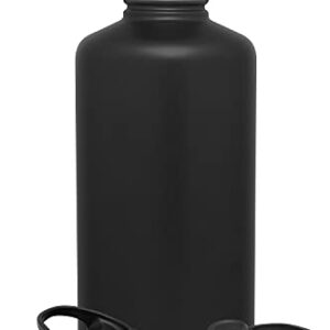 Simple Modern 1 Gallon 128 oz Water Bottle with Straw, Handle and Chug Lid Vacuum Insulated Stainless Steel Metal Thermos Bottles | Big Leak Proof BPA-Free Flask | Summit Collection | Midnight Black