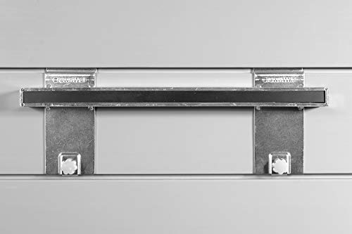 Crownwall Slatwall Steel 16" Magnetic Tool Bar - 2 Pack