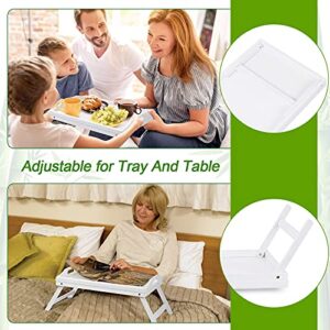 Breakfast Tray Folding Legs with Handles Kids Bed Tray Table for Sofa Eating,Drawing,Platters Bamboo Serving Lap Desk Snack Tray