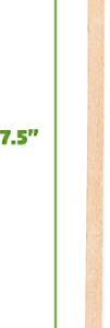 [1000 Count] 7.5 Inch Wooden Coffee Stirrers - Wood Stir Sticks