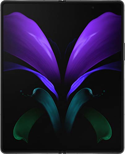 SAMSUNG Galaxy Z Fold 2 5G SM-F916U AT&T Android Cell Phone 256GB Storage Smartphone/Tablet Flex Mode, AT&T Locked - Mystic Black - (Renewed)