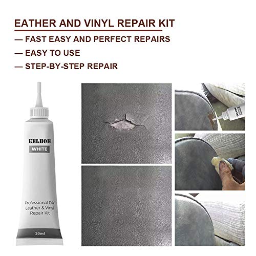 Advanced Leather Repair Gel, Professional DIY Leather and Vinyl Repair Kit, Leather Repair Cream (Chocolate, 40ml)