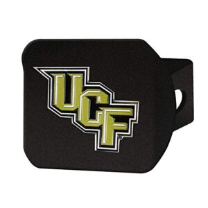 university of central florida black metal hitch cover - 3d color emblem