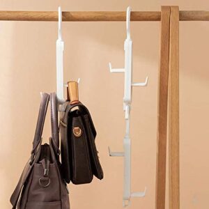 360 Degree Rotation Plastic Clothes Hanger Organizer Double-sided BedRoom Scarf Hook