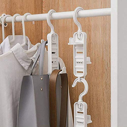 360 Degree Rotation Plastic Clothes Hanger Organizer Double-sided BedRoom Scarf Hook