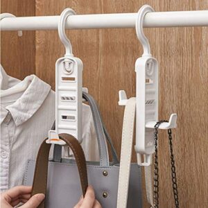 360 Degree Rotation Plastic Clothes Hanger Organizer Double-sided BedRoom Scarf Hook