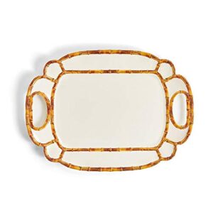 two's company bamboo touch platter