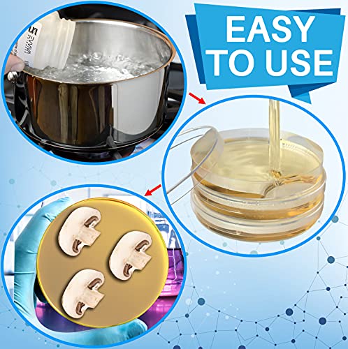 Potato Dextrose Agar Powder 500 Grams - Evviva Sciences - Makes 550 to 600 Agar Petri Dishes - Premium Performance - Excellent for Mold & Fungus - Great for Mushrooms & Science Projects