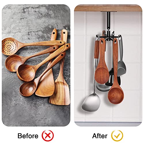 360° Rotating Folding Hook Multi-Purpose,180 Degrees Vertical Flip Hook No Drilling Self Adhesive Flip Waterproof Hooks, Space Saving Easy to Install, Suitable for Home Bathroom Kitchen Office, Black