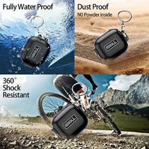 KEVKEEK Compatible with Airpods 3rd Generation Case for Men, Waterproof for AirPods 3 Case Cover Women,[Full-Body Drop Protection],[Double Secure Lock] Designed for Airpods Case 3rd Generation Black